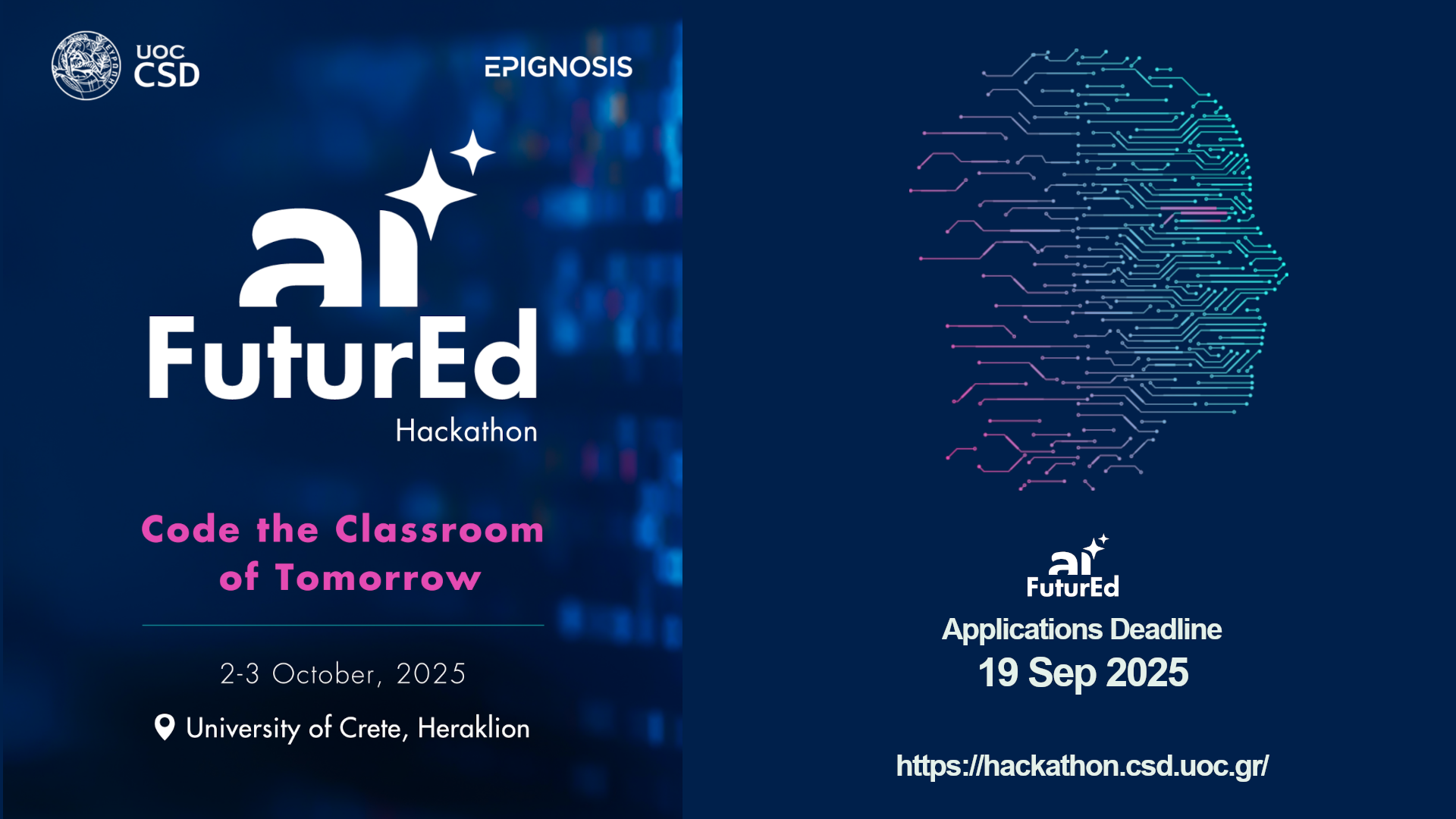 FuturEd AI Hackathon - AI Hackathon για το μέλλον της εκπαίδευσης | Τμήμα Επιστήμης Υπολογιστών ...